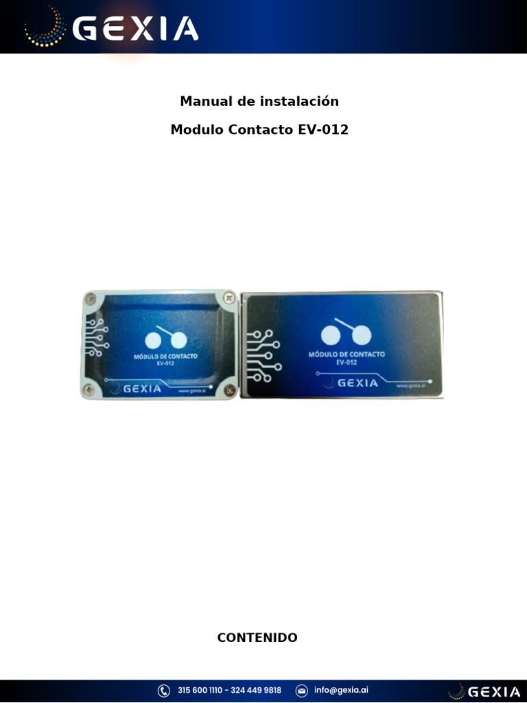 CB.MOP.CO017 15.10.2021 V2 MANUAL INSTALACION EV012 -48V DC V2 | PDF