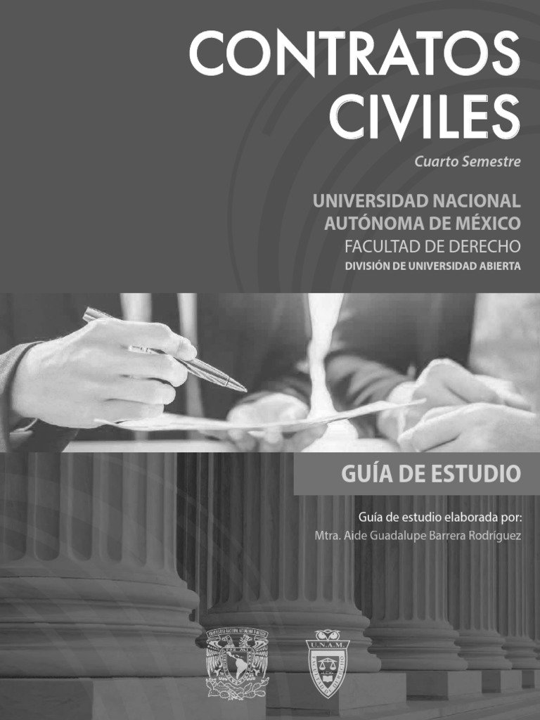 Guía de Estudio: Contratos Civiles | PDF | Propiedad | Justicia