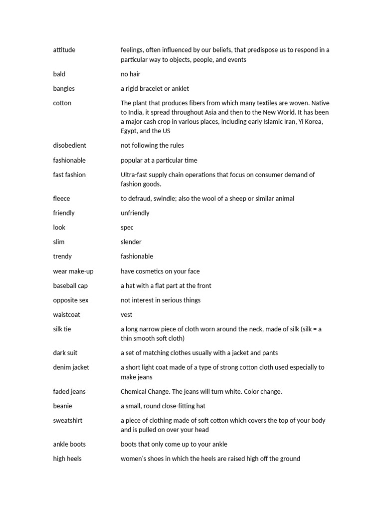 B1+ Words List. High School | PDF