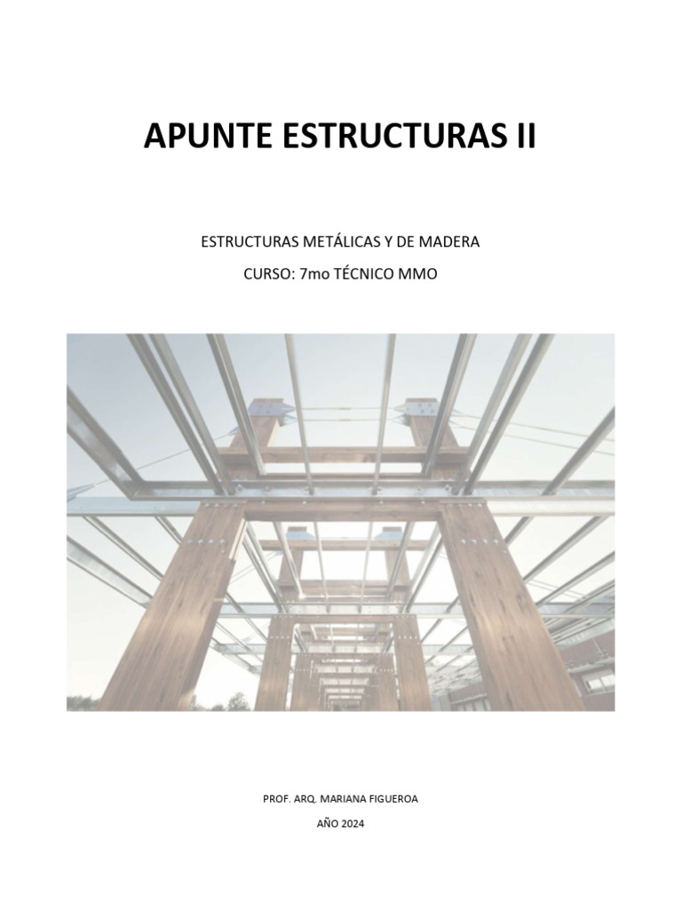 Apunte Teórico Estructuras II 2024 | PDF
