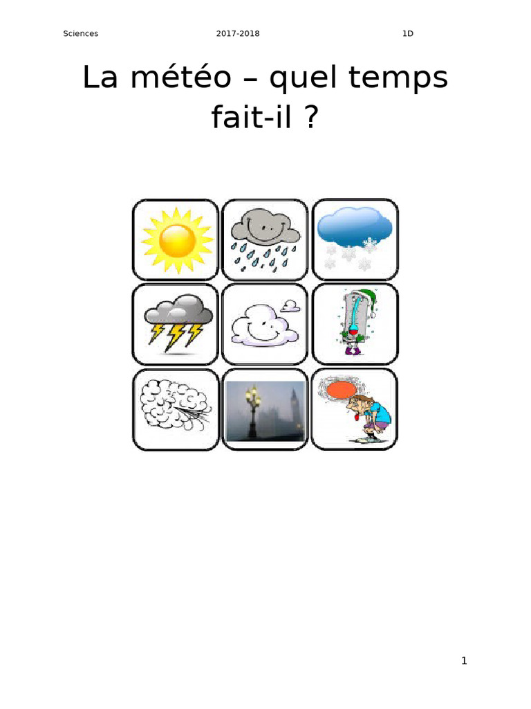 La Météo | PDF