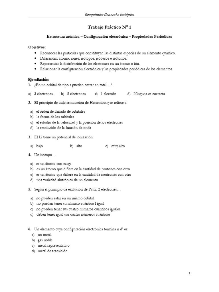 Trabajo Práctico N°1 | PDF