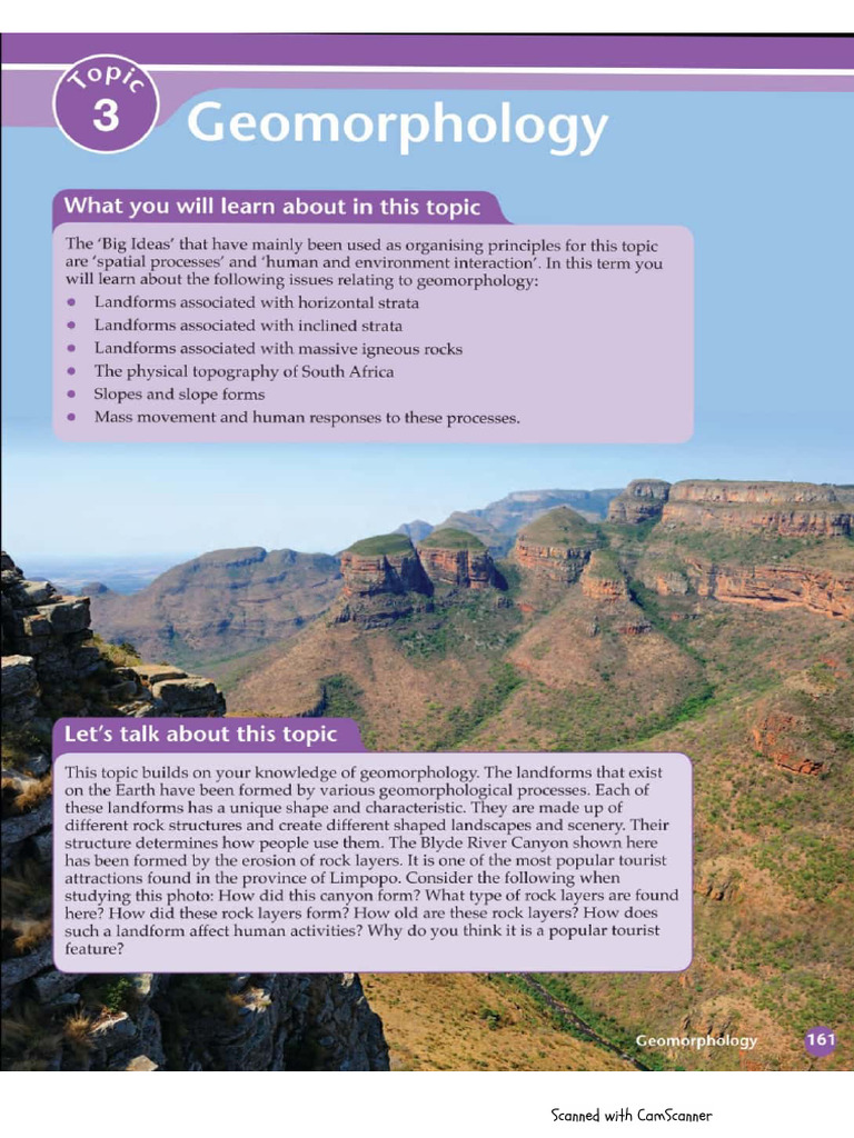 G4ALL Geomorphology Term 2 Grade 11 | PDF