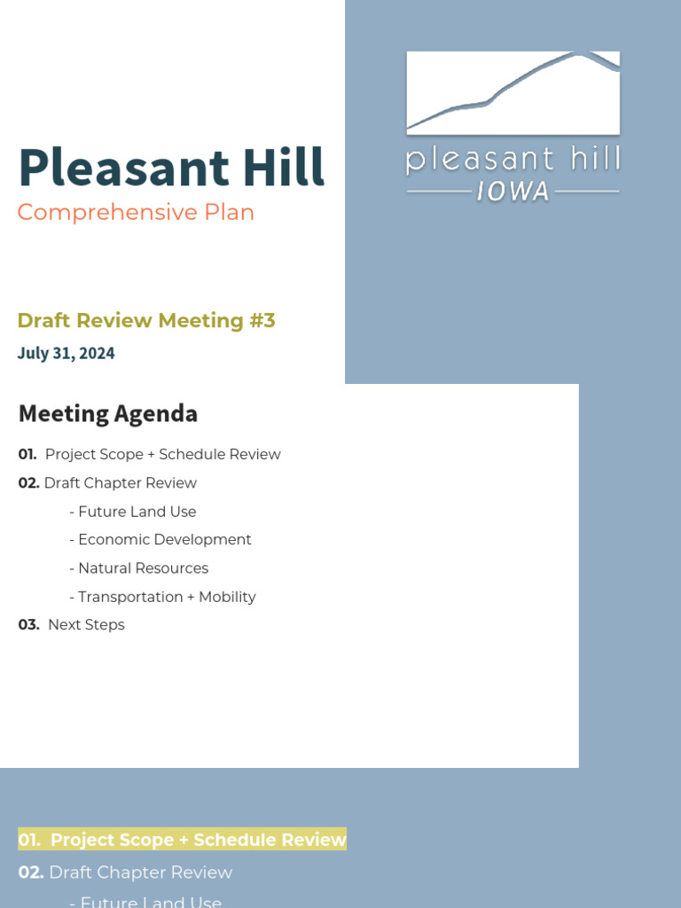 Comprehensive Plan Steering Committee - Draft Review Meeting #3 | PDF ...