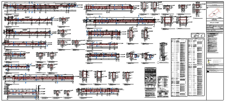 Plano-Detalles de Trabes | PDF