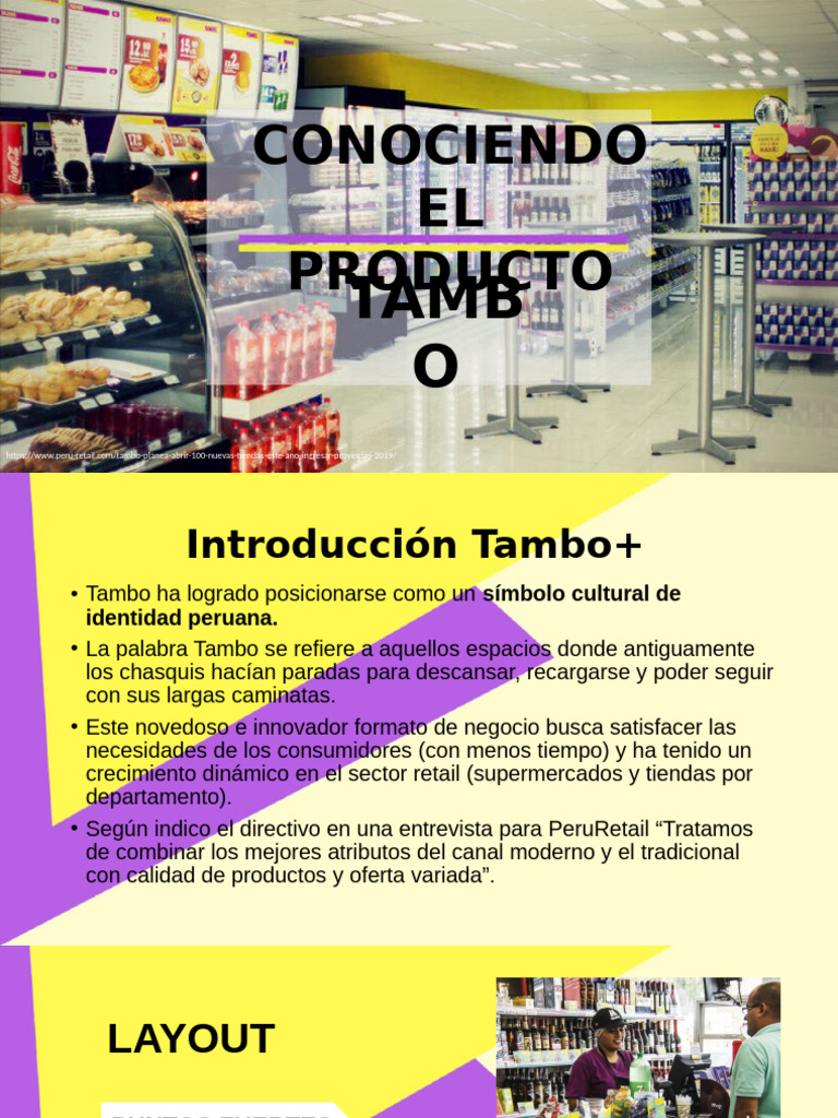 Conociendo Producto Tambo | PDF