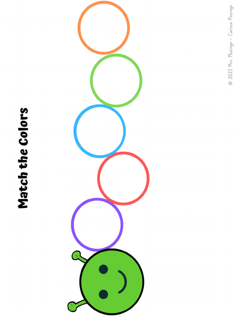 Free Caterpillar Worksheet | PDF