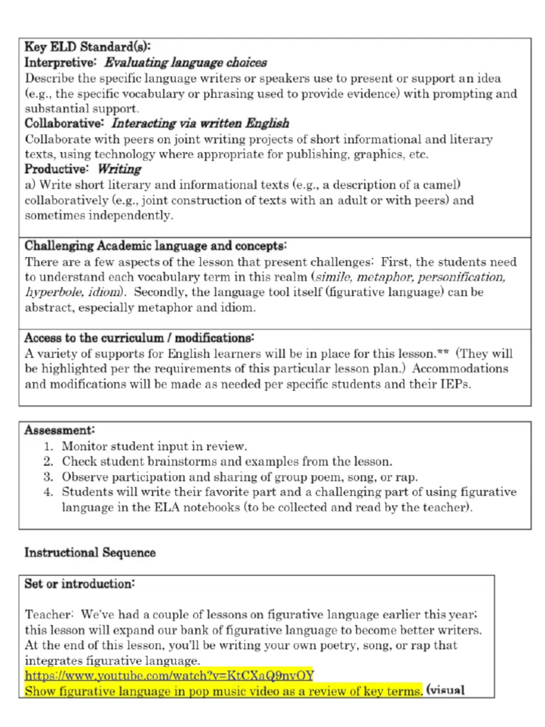 Enhanced Lesson Plan | PDF