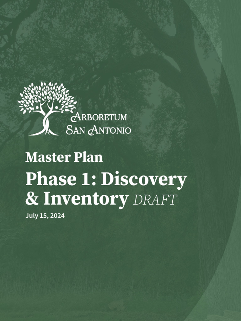 Sasaki - Arboretum San Antonio Draft Phase 1 Presentation | PDF | San ...