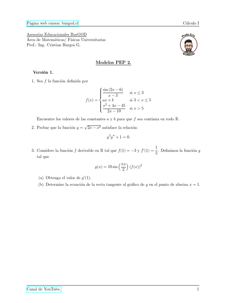 Modelos PEP 2 1S 2024 | PDF