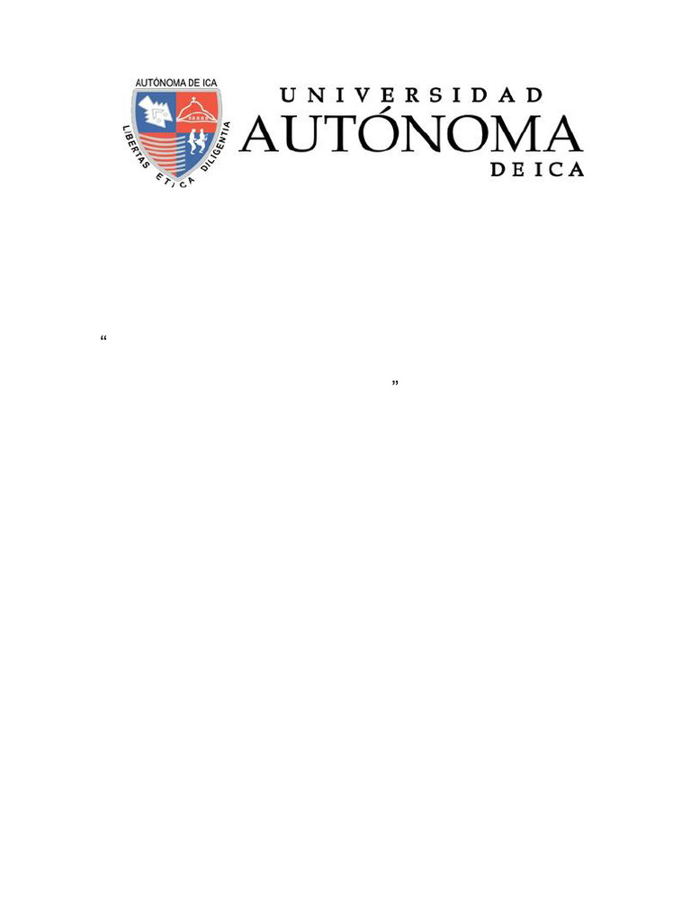 Autonoma de Ica | PDF