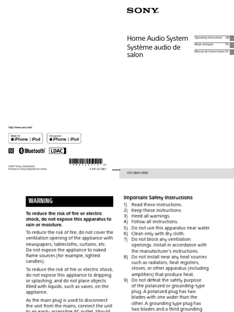 GTK XB60 | PDF