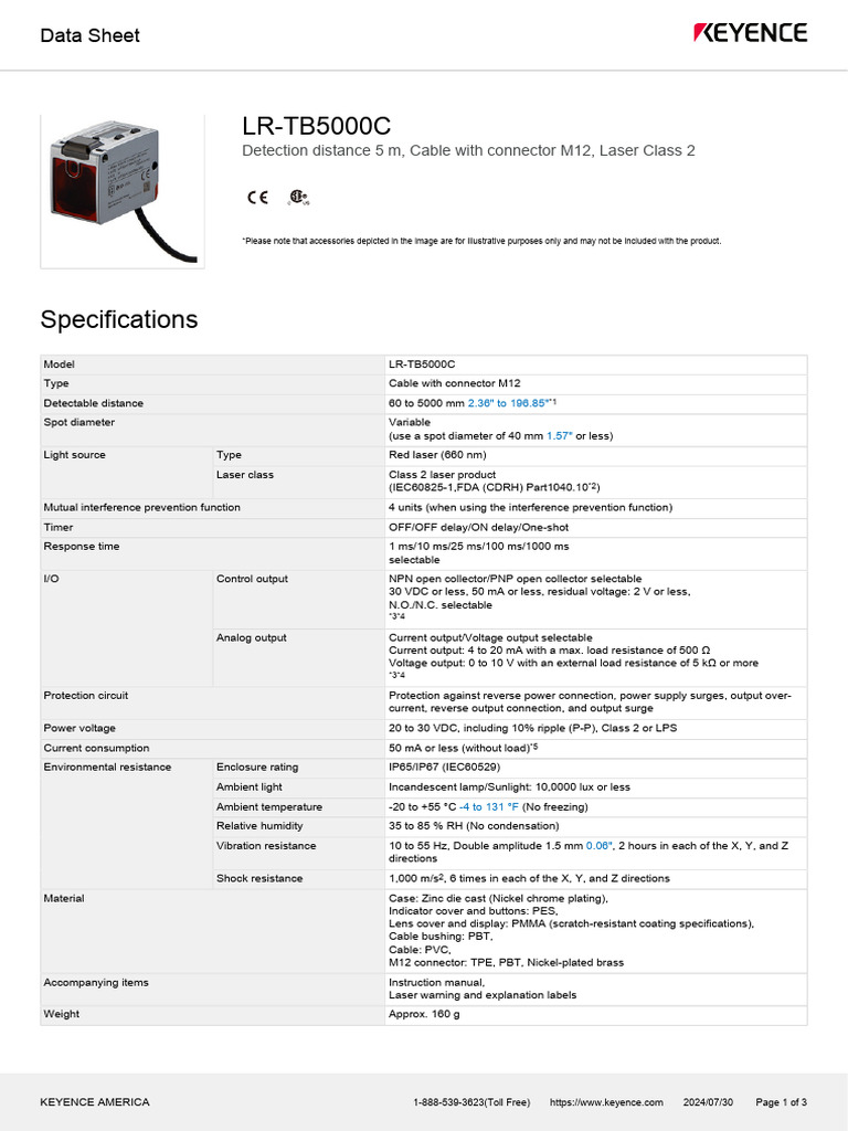 LR-TB5000C Datasheet | PDF | Electronic Engineering | Electronics
