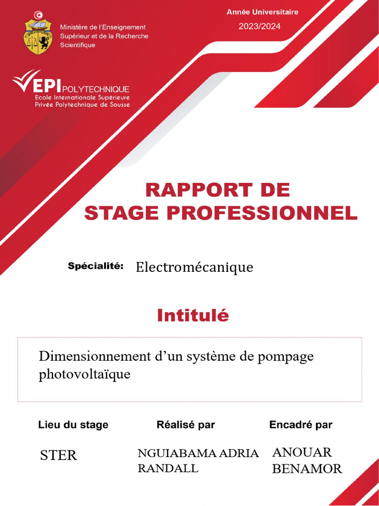 Poly Rapport Stage | PDF