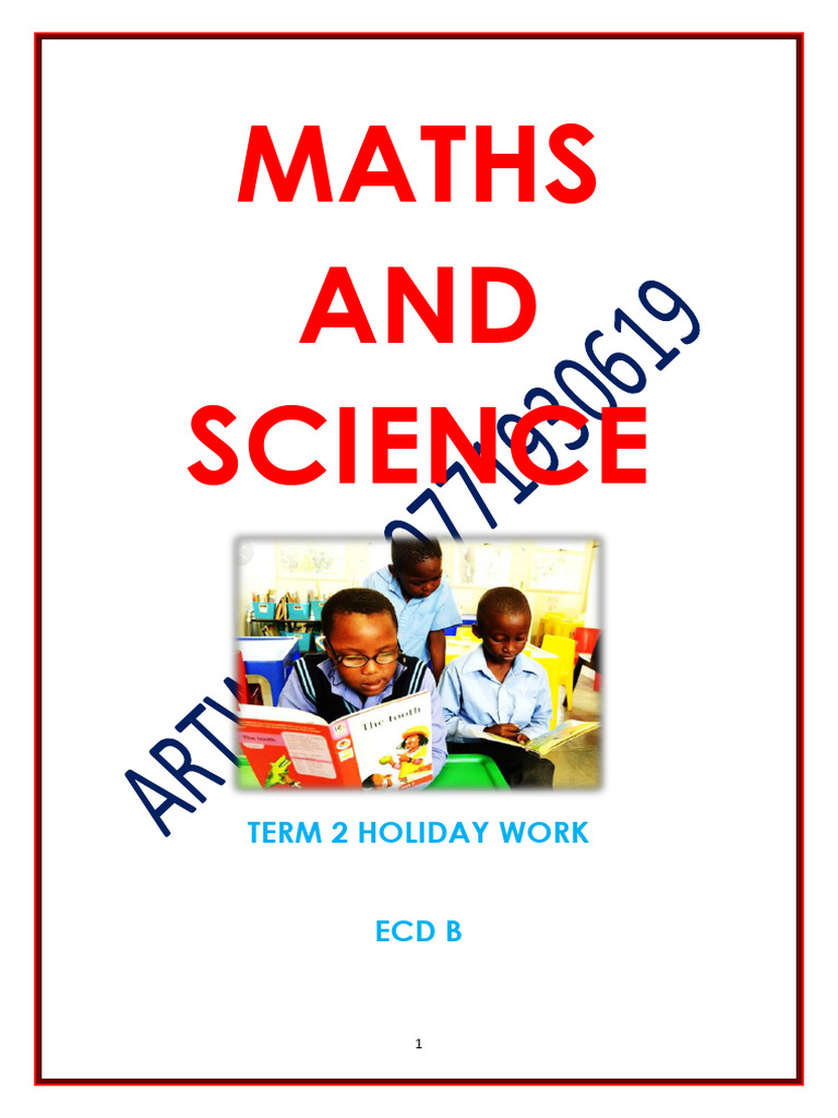 Best Ecd B Holiday Work Sample | PDF