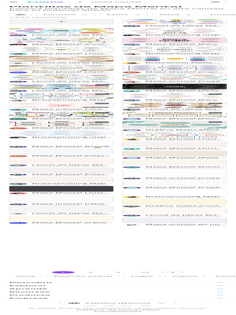 Personaliza Online 1,654 Plantillas de Mapa Menta | PDF | Lluvia de ideas | Comunicación humana