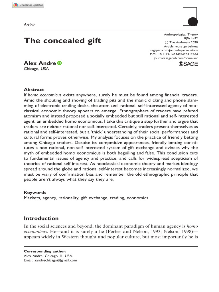 The Concealed Gift | PDF