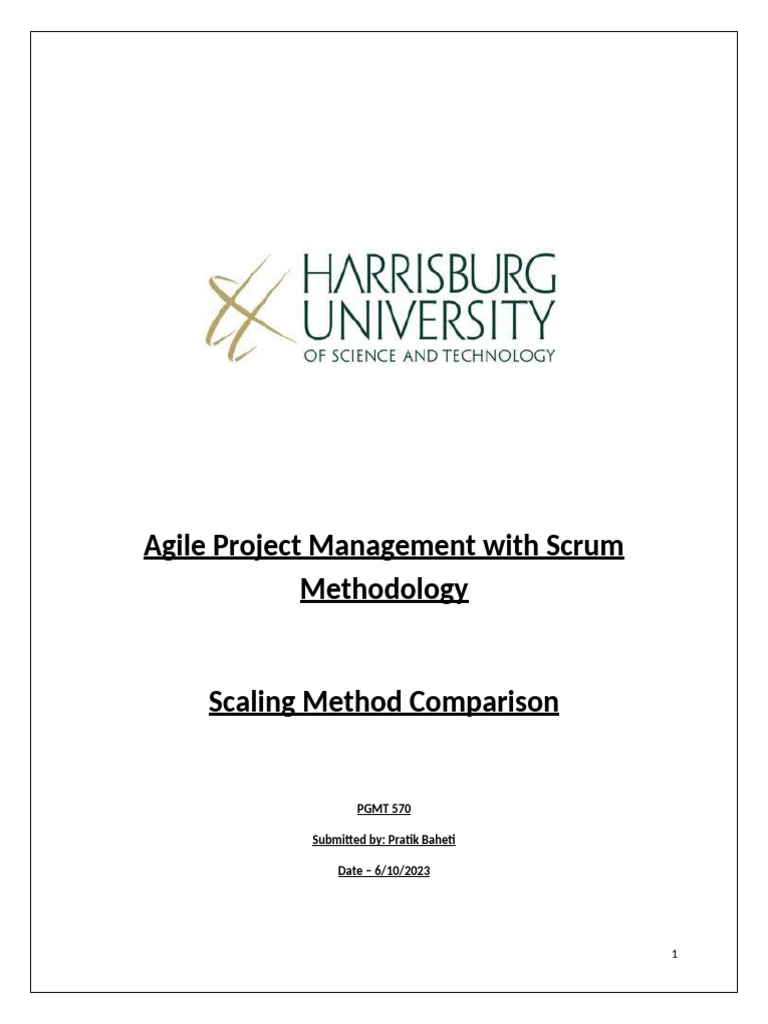 Scaling Scrum Frameworks Overview | PDF | Scrum (Software Development ...