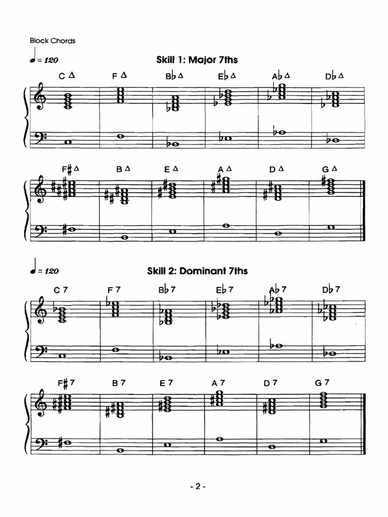 Jazz Piano Voicing Skills - 012600 5 | PDF