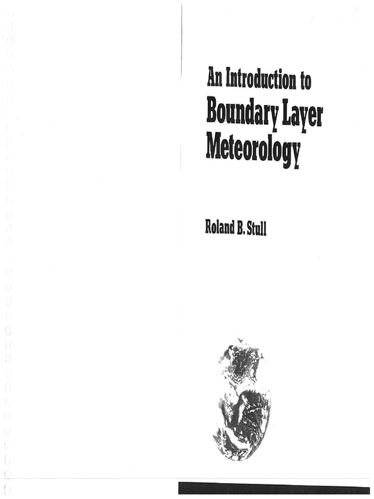 Stull - An Introduction - To - Boundary - Layer - Meteorology - 1988 | PDF