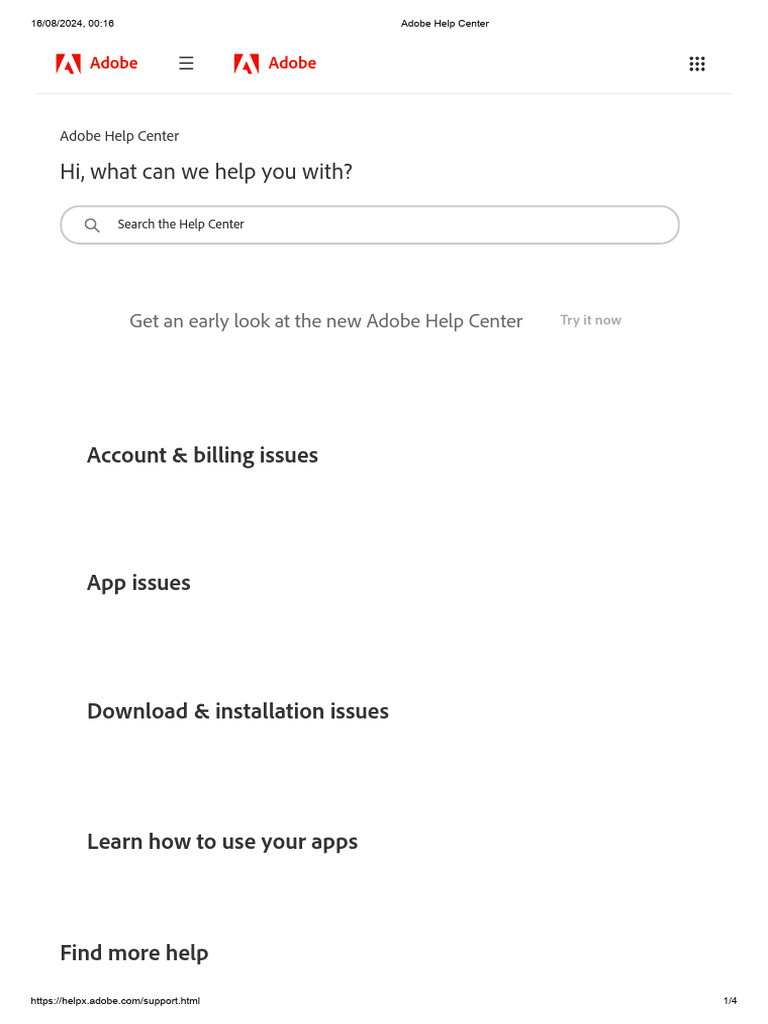 Adobe Help Center | PDF