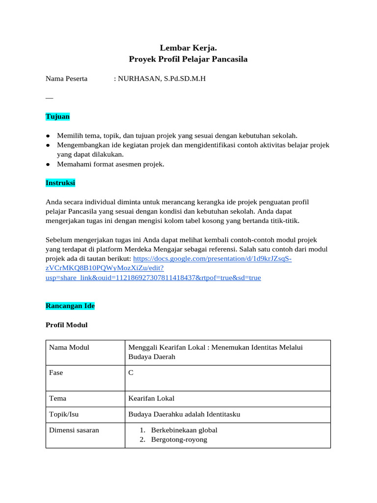 LK p5 Nurhasan | PDF