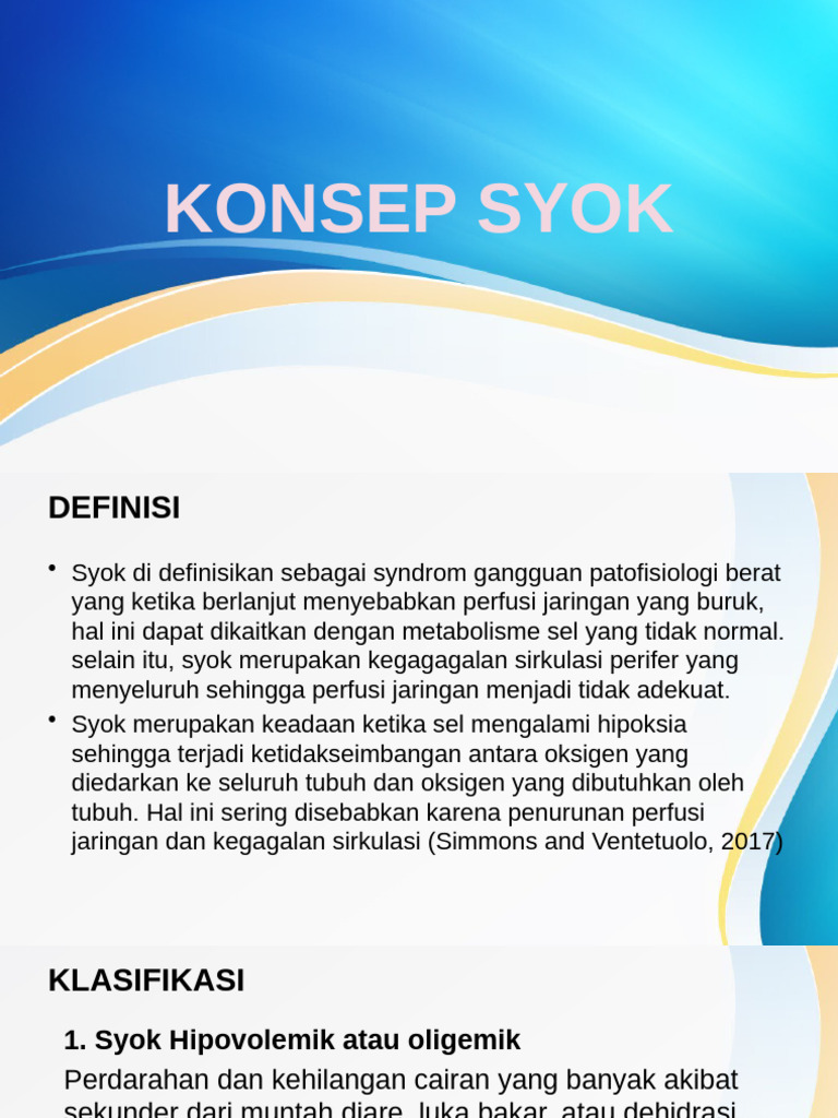 Konsep Syok | PDF