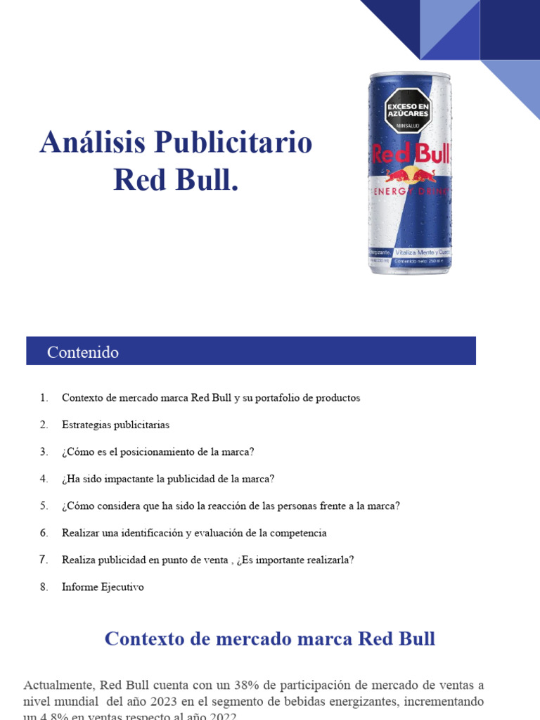 Analisis Red Bull - PDF Eje # 3 Publicidad | PDF