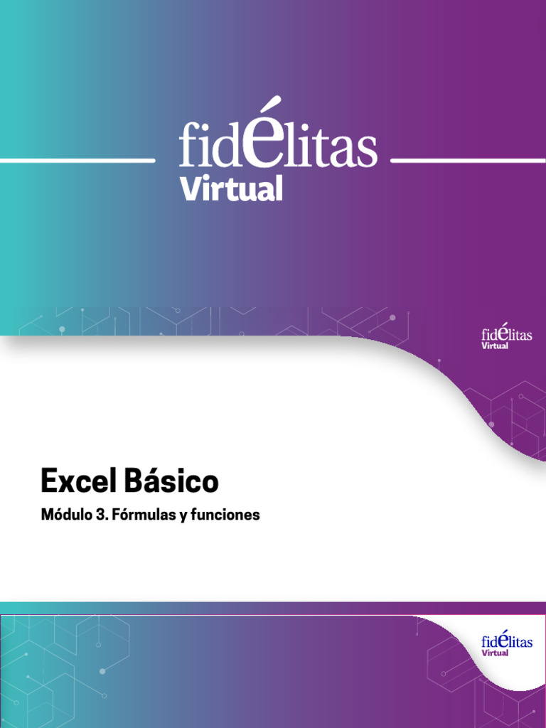 ES-Excel Básico-S3-V1-Fórmulas | PDF