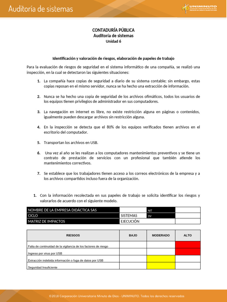 Uni6 Act6 Ide Val Rie Ela Pap Tra | PDF