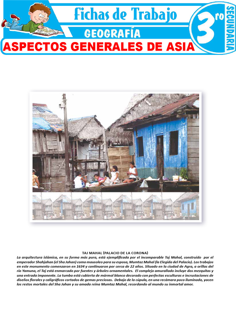 Aspectos Generales de Asia para Tercer Grado de Secundaria | PDF | Asia ...