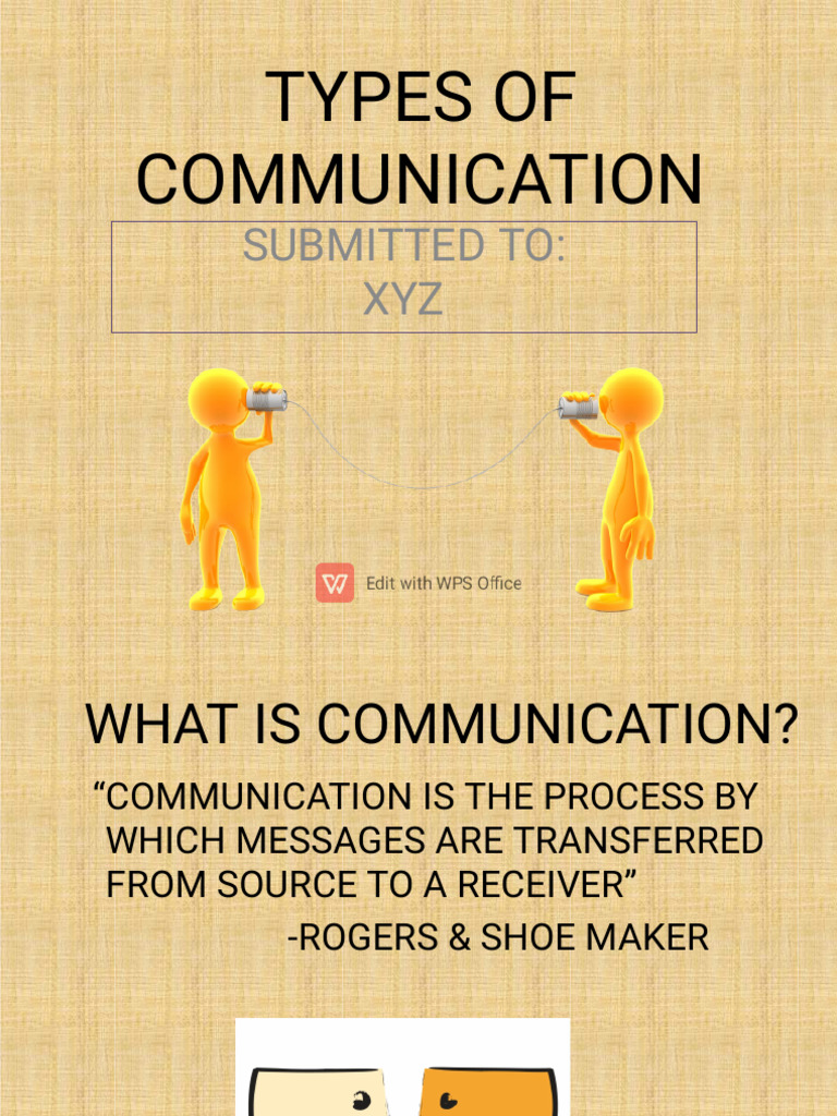 Week 3 Types of Communication | PDF