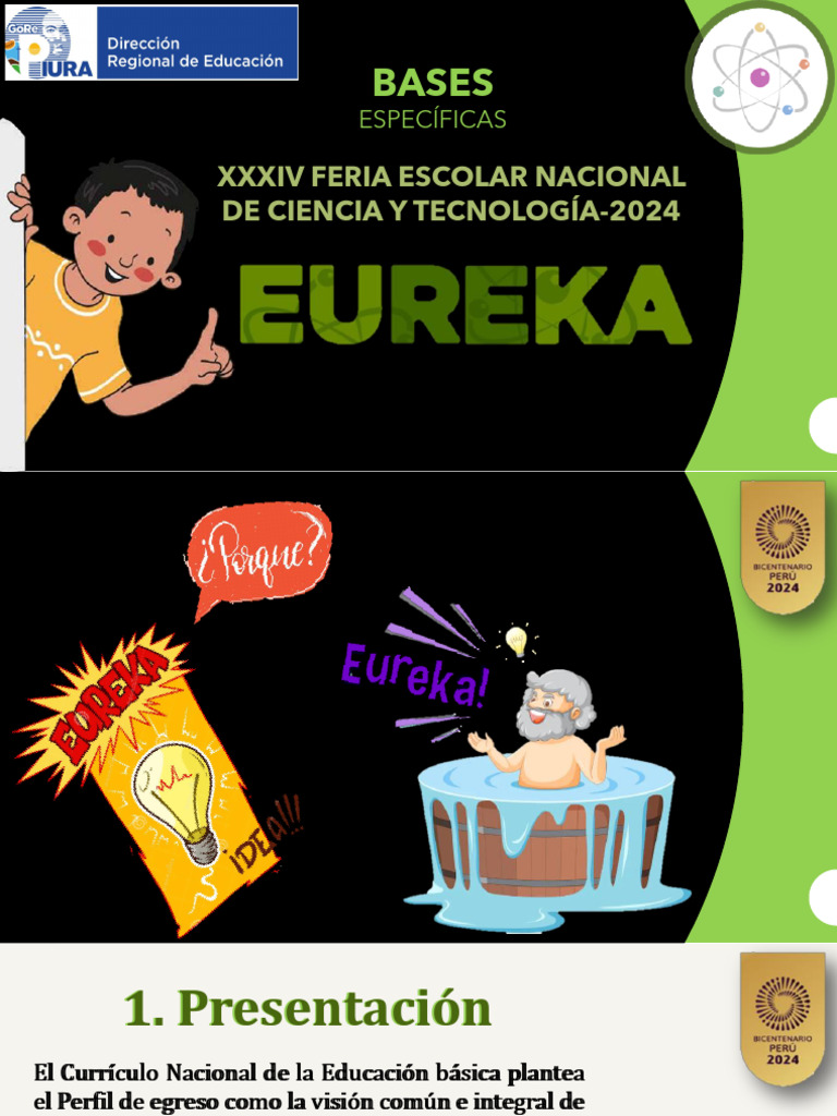Presentacion de Bases - Eureka-2024 | PDF