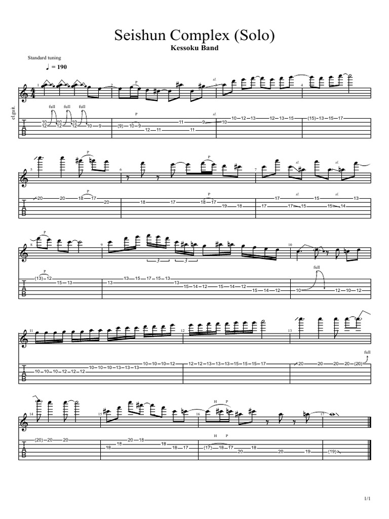 Seishun Complex (Solo) | PDF