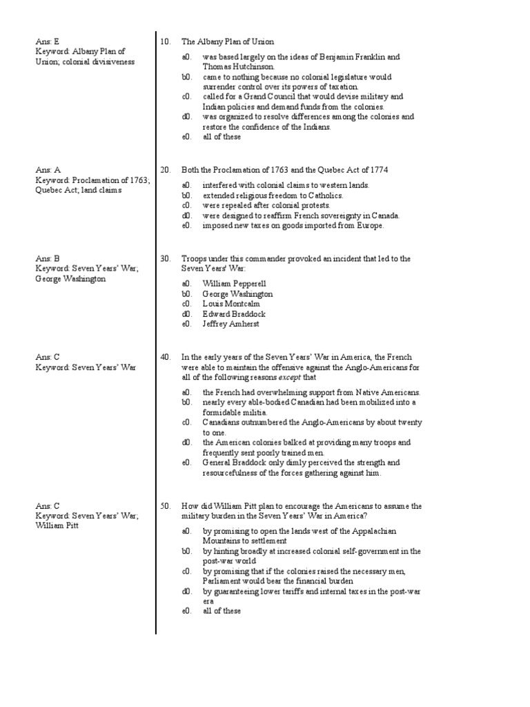 Chapter 5 Road To Revolution | PDF | Thirteen Colonies | British Empire