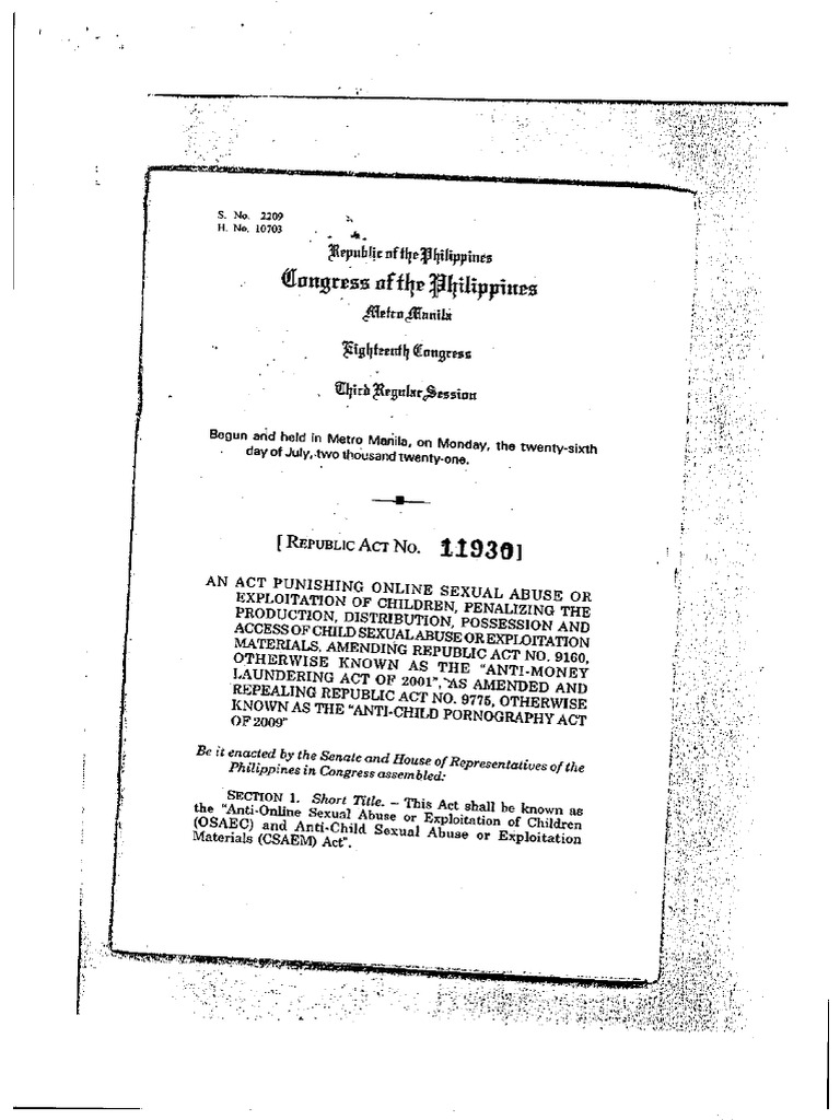 Ra 11930 | PDF