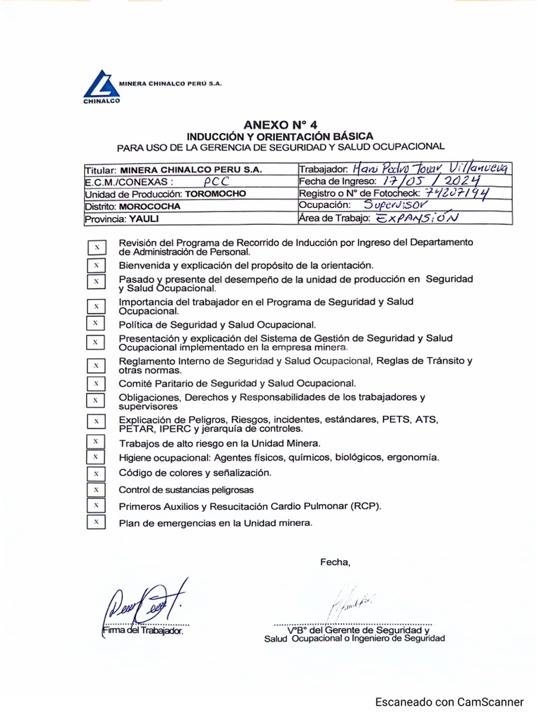 Anexo 4 D.S 024 | PDF