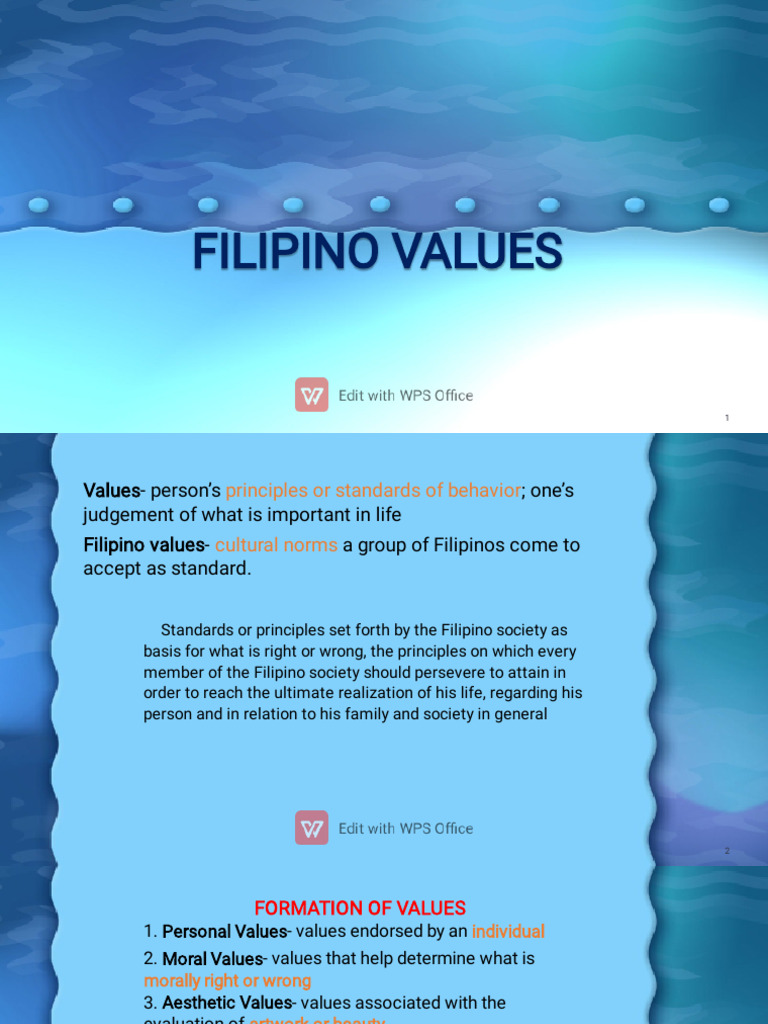 Filipino Values | PDF