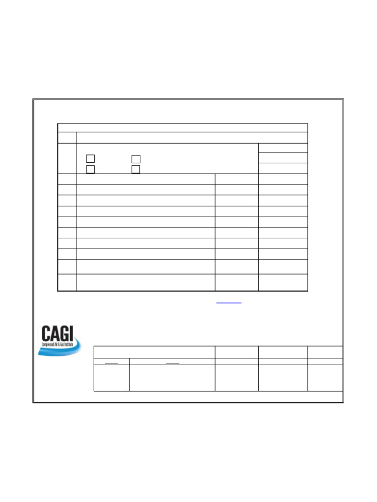 (CAGI) DSP45-09 Air Cooled Compressor (Datasheet) | PDF | Mechanical ...