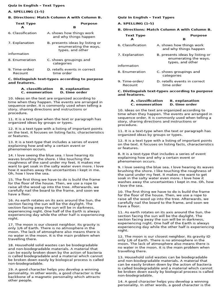 Q1-English & Science | PDF