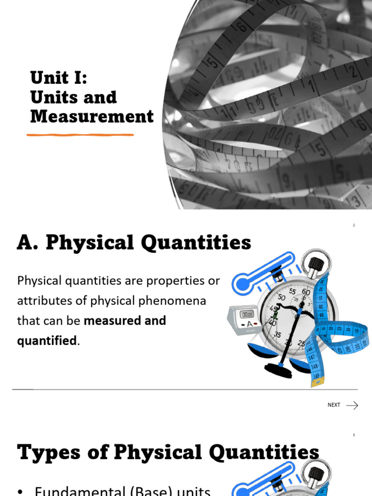Unit I Units and Measurements | PDF | Significant Figures | Teaching ...