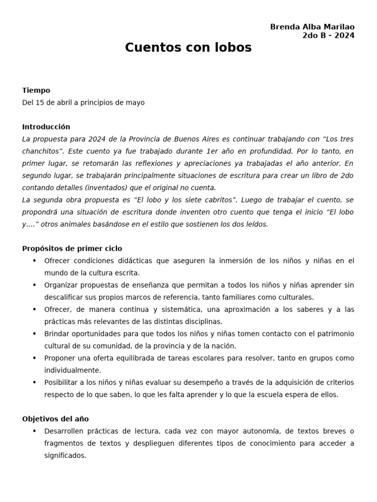 Cuentos Con Lobos | PDF