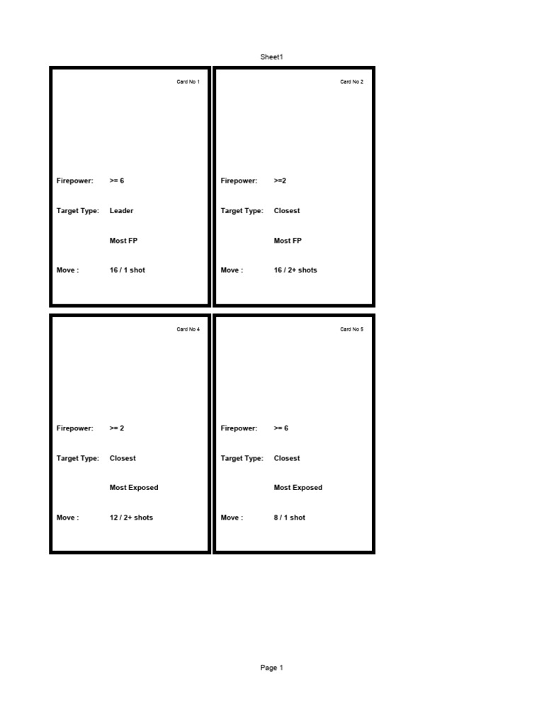 Cards 1.05 | PDF