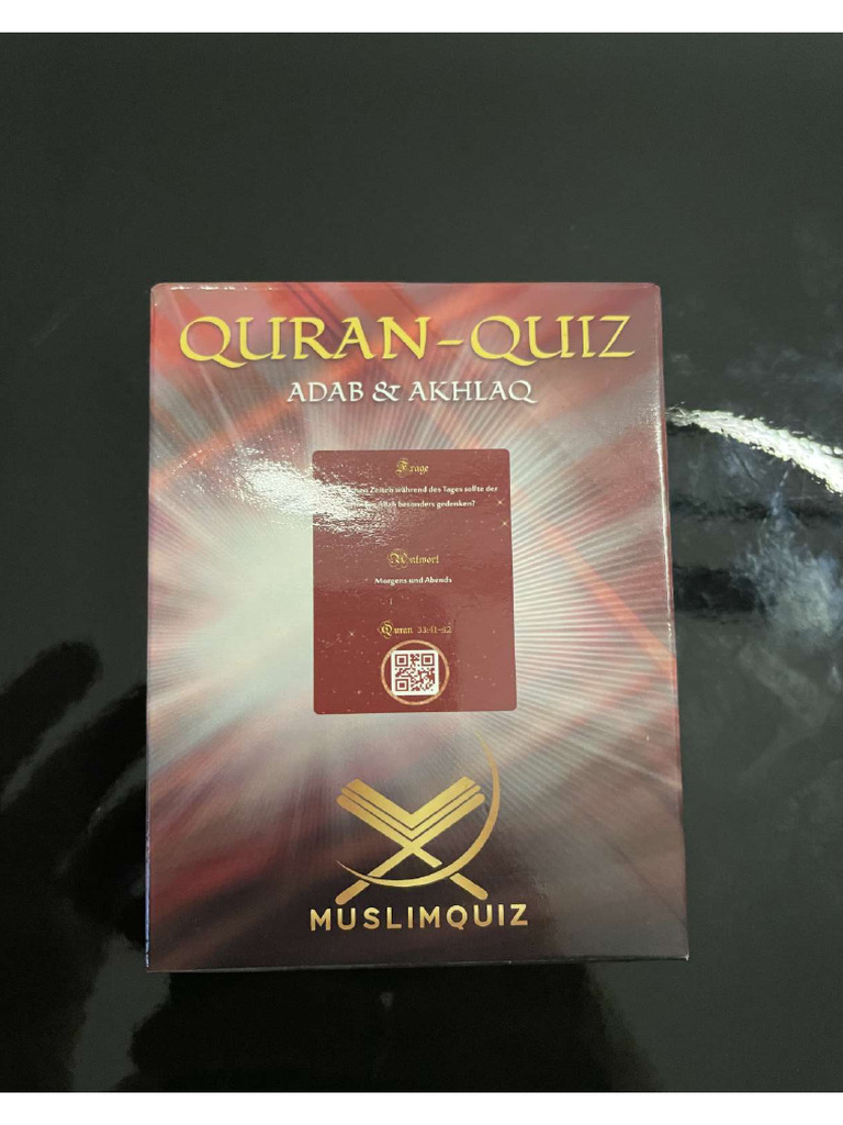 Muslim Quiz - Adab & Akhlaq | PDF