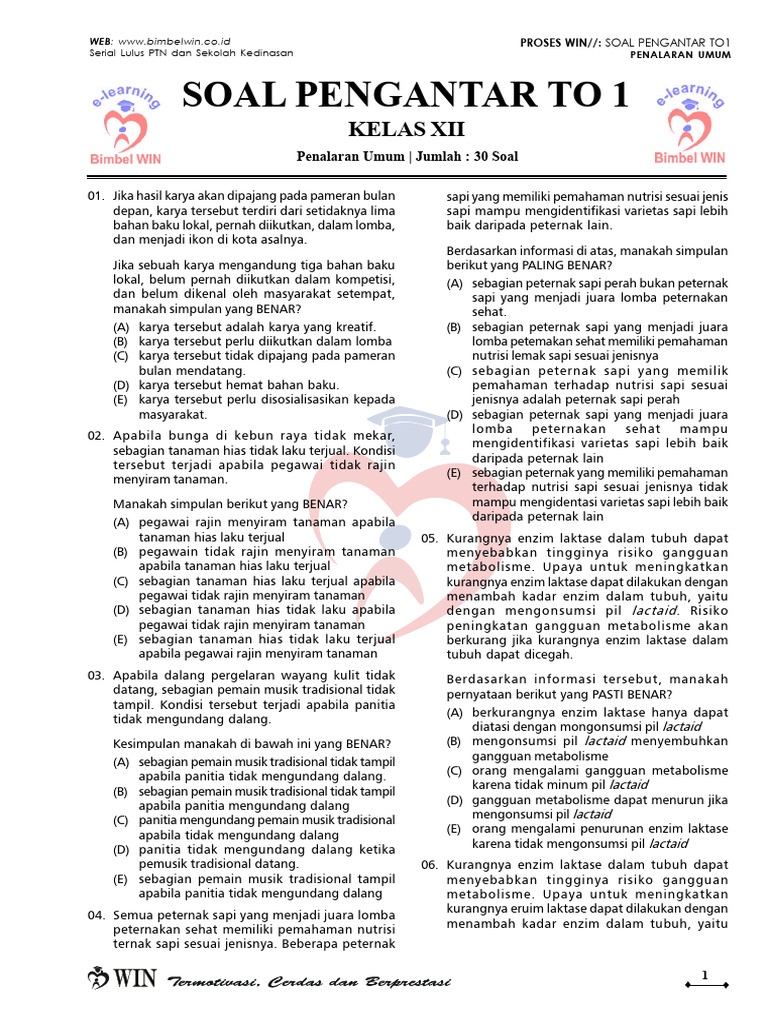 Penalaran Umum | PDF