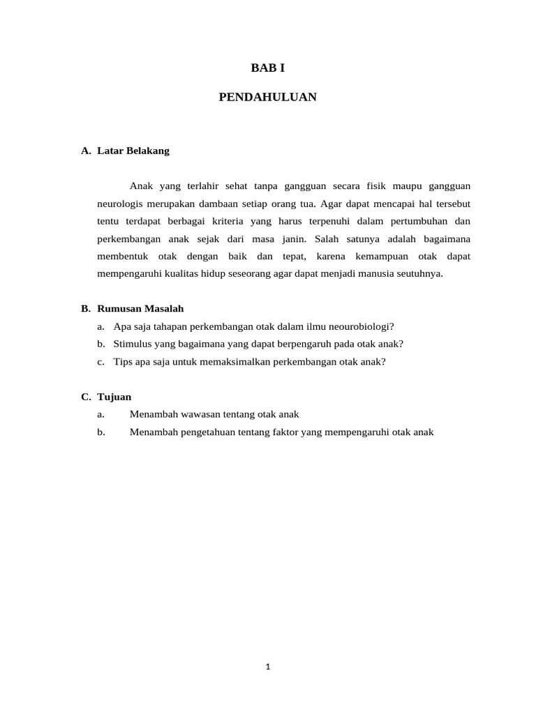 MAKALAH Neouro | PDF