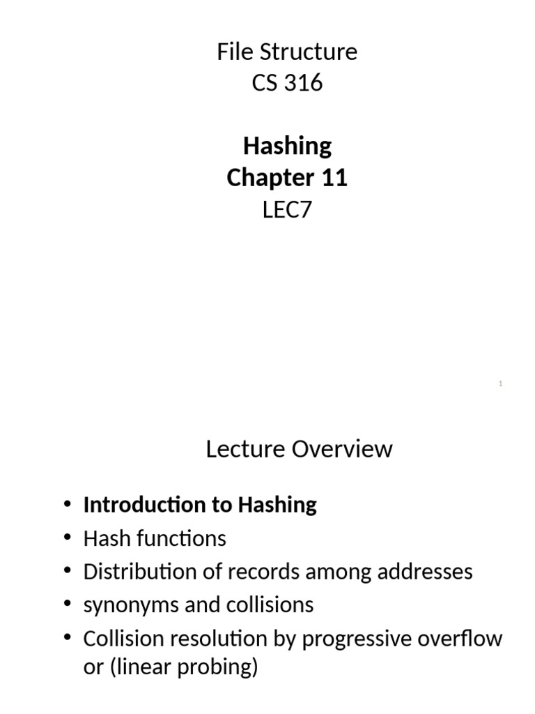 CS316 Lec7 | PDF
