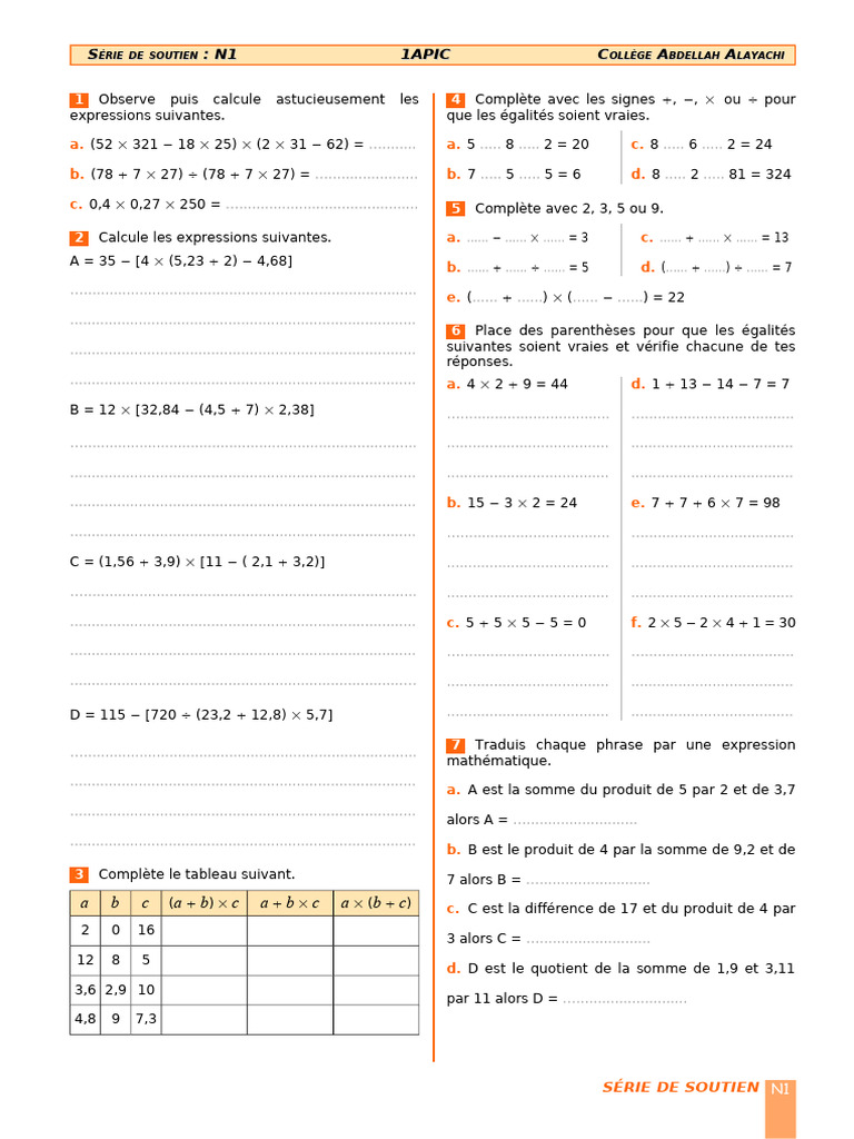 Serie-soutien-N1-1APIC | PDF