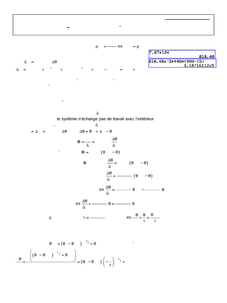 2022 Metropole J1 ExoB Correction FerAcheval Thermo 5pts - 0 | PDF