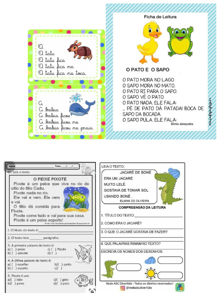 ATIVIDADES 1 ANO | PDF